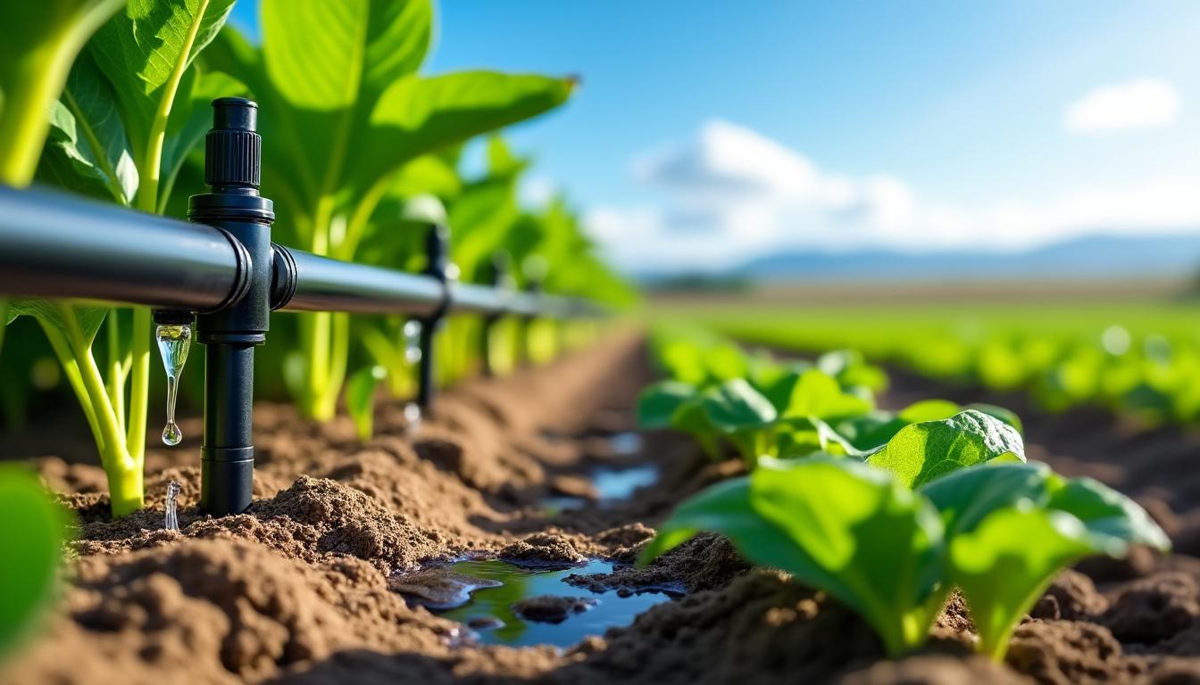 Irrigation goutte à goutte : atouts et défis